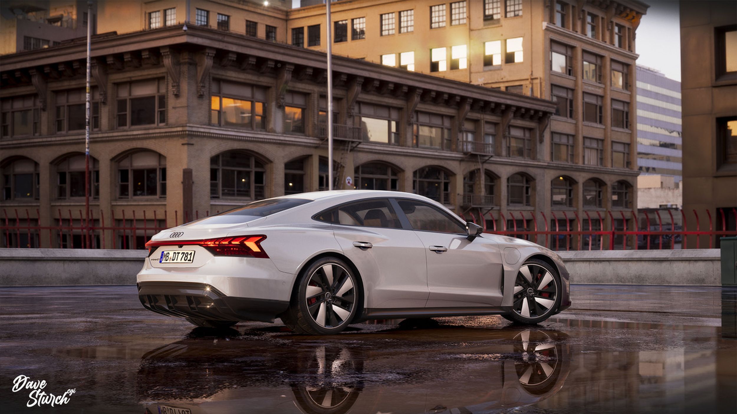 Creating a Realistic 3D Render of the Audi E-Tron GT: A Case Study